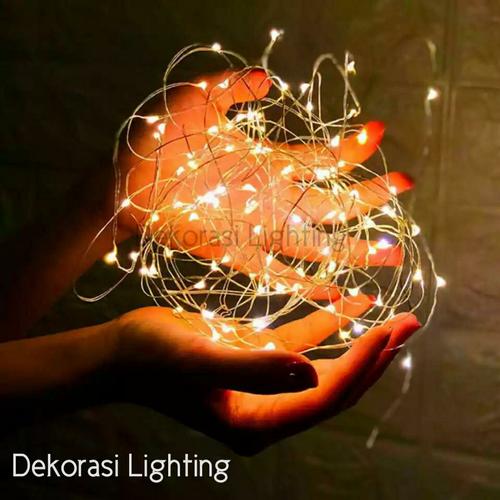 Jual Lampu string light tumbler led strip natal hanging waterproof ...