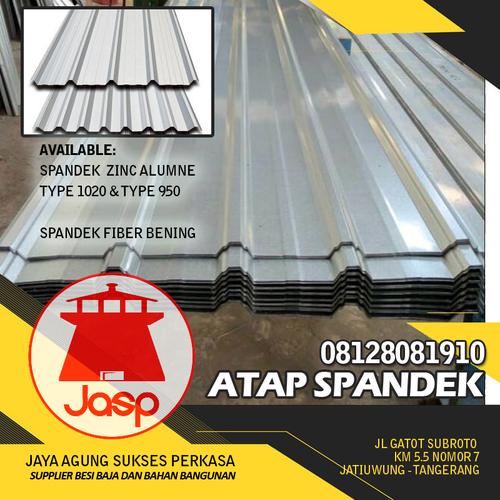 Jual GENTENG SPANDEK SENG ZINC ALUM Rp 60.000/mtr - 0.25x6meter - Kota ...