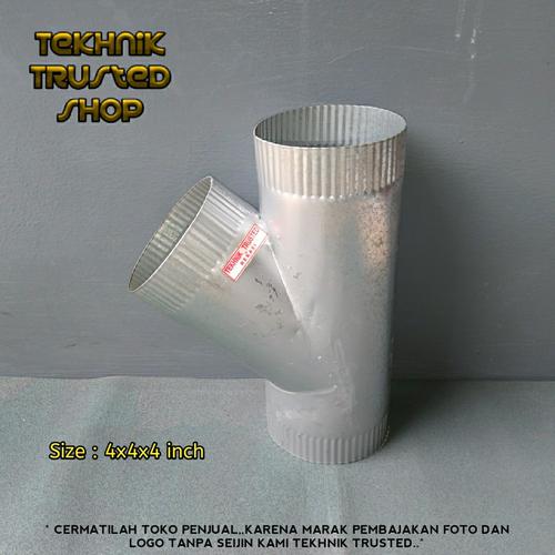 Jual Konektor ducting TY 4" Sock sambungan pipa selang ALU - Kab ...