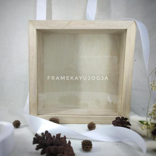 Jual Bingkai Kayu 3D / 25 x 25 x 6 cm / Frame Kayu / Frame Kaca - Kab ...