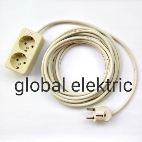 Jual stop kontak uticon 1 2 3 4 5 6 lubang colokan kabel eterna 2 m meter - 2 lubang - Kota ...