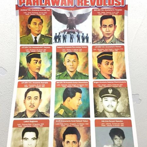 Jual poster pahlawan revolusi besar - Jakarta Barat - ifin riasih ...