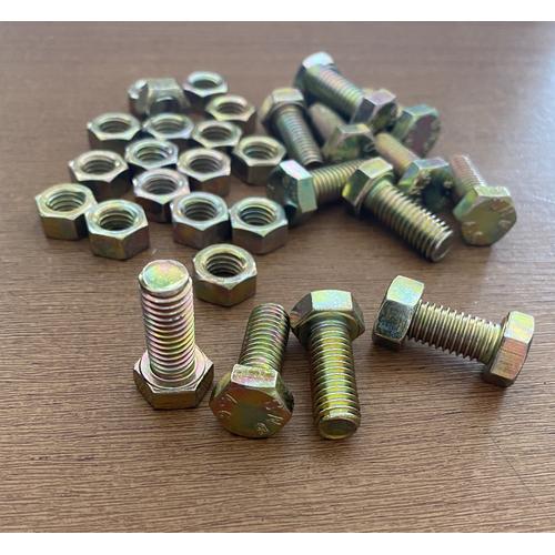 Jual BAUT MUR M8 x 20 . MUR BAUT BESI SIKU WARNA KUNING - Kab. Bandung ...