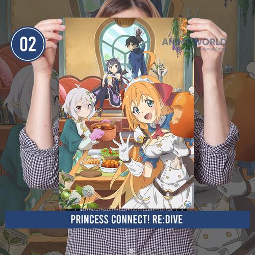 Jual Poster Anime Princess Connect! Re:Dive Lengkap Size A3 - Priconne ...