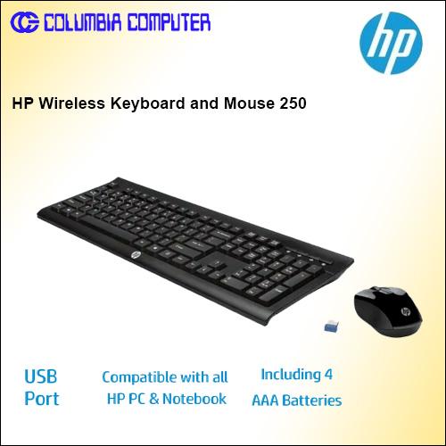 Jual HP Wireless Keyboard and Mouse 250 - Jakarta Pusat - PT ...