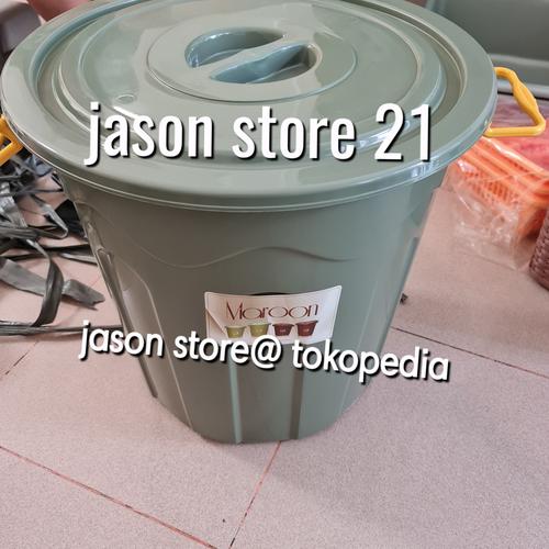 Jual Ember abu 50 liter (ada tutup)/Ember air Abu 50 liter/Ember ...