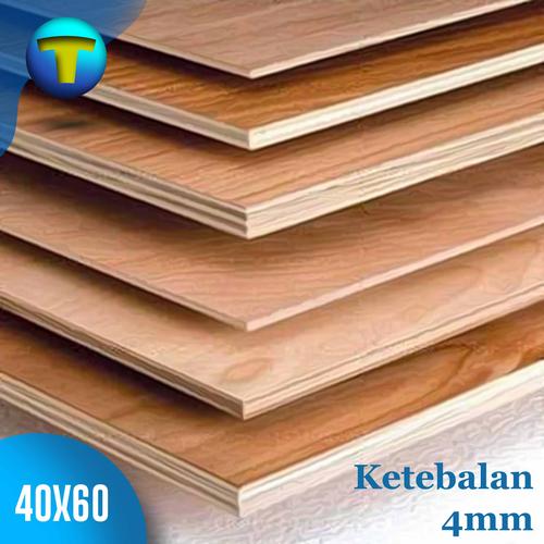 Jual 40x60cm Tebal 4mm Papan Kayu Triplek Multiplek Ukuran (40x60)cm ...