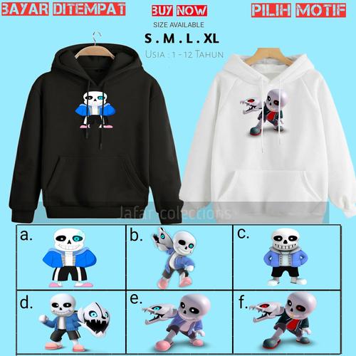 Jual Jaket Anak Sans Undertale /Hoodie Sans Undertale anak-Banyak motif ...