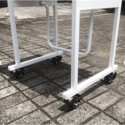 Jual add-on roda meja ZMARTDESK (4 pcs swivel, 4 with lock system ...