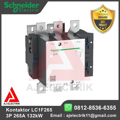 Jual Schneider Kontaktor 3Pole 265Ampere 220VAC LC1F265 / Contactor ...