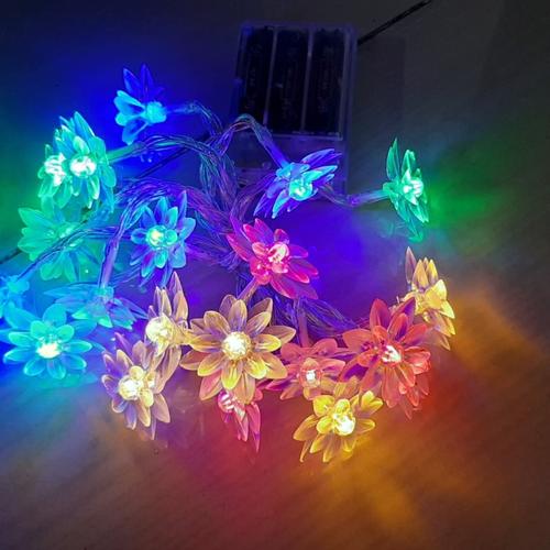 Jual LAMPU LED DEKORASI PESTA TAMAN LAMPU CABE BUNGA HIASAN RUMAH ...