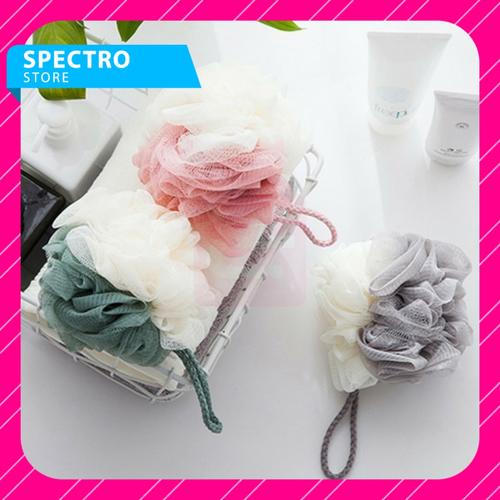 Jual Spons Mandi Busa Shower Puff Bulat Panjang Premium Bath Sponge ...