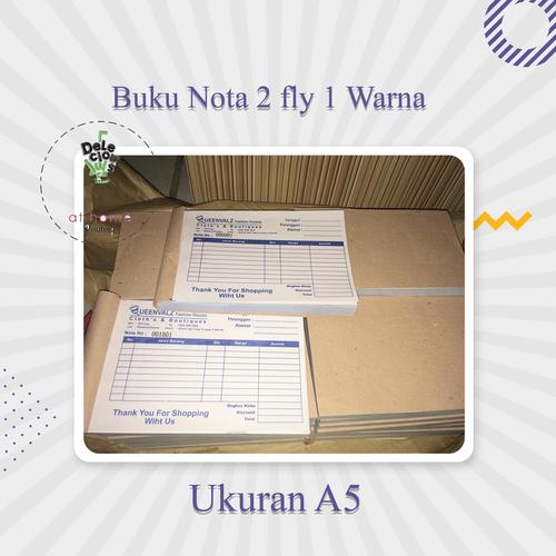 Jual CETAK NOTA 1 RIM 2 ply / RANGKAP 1 warna custom A5 - 1 warna - Kab ...