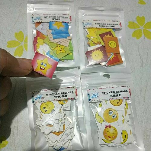 Jual Stiker Reward / Stiker Bintang / Stiker Smile / Stiker Jempol ...