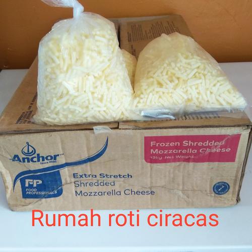 Jual MOZZARELLA PARUT 500GR ANCHOR KEJU SHREDDED CHEESE 500 GR REPACK ...
