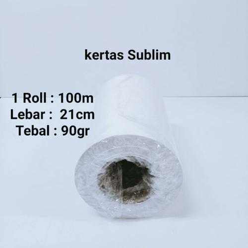 Jual Kertas Transfer Paper utk Sublim 21cm x 100M Roll Sublimation ...
