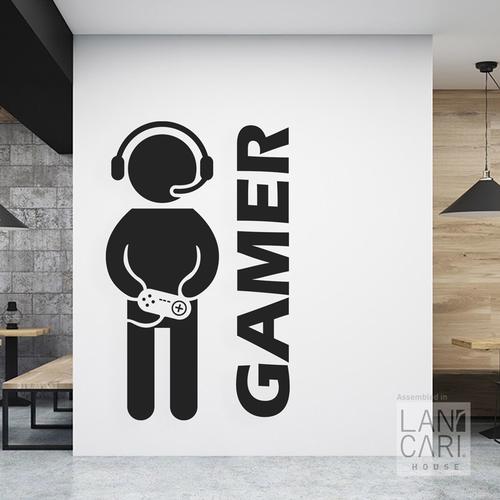 Jual Sticker Cutting Gamer Game Dekorasi Sticker Kaca Dinding Ruangan ...