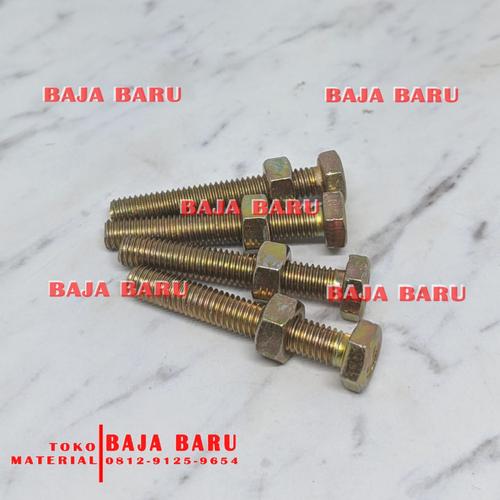 Jual Baut 8 x 4 cm / Buat Kuningan 8 x 4 cm / Mur Baut Pengencang ...
