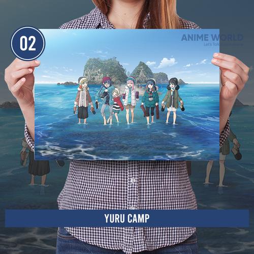 Jual Poster Anime Yuru Camp Lengkap Size A3 - Poster No 01 - Kota ...