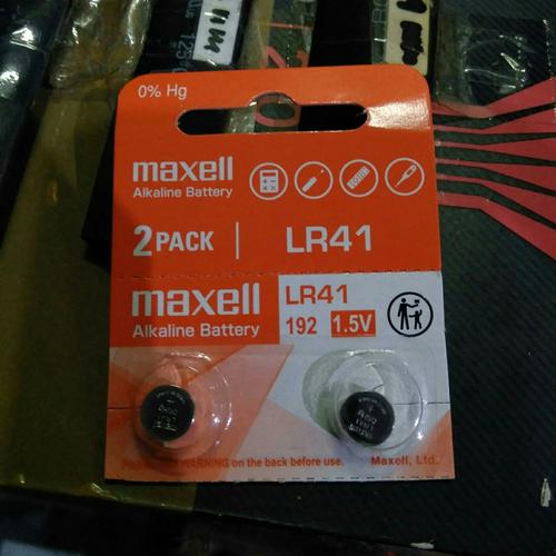 Jual Baterai Kancing battery Micro Alkaline Cell LR41 LR 41 AG3 Maxell - Kota Surabaya - Suara ...