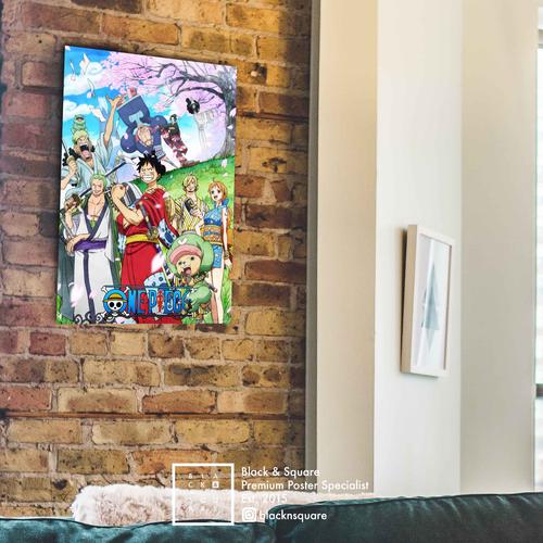 Jual Premium Poster - Strawhat in Wano - Borderless Frame 42x60cm ...