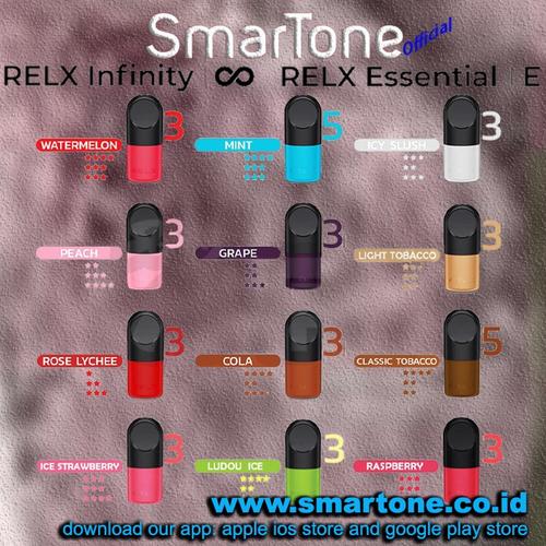 Promo RELX POD INFINITY ESSENTIAL Flavour Gen 4th Super Smooth Smartone ...
