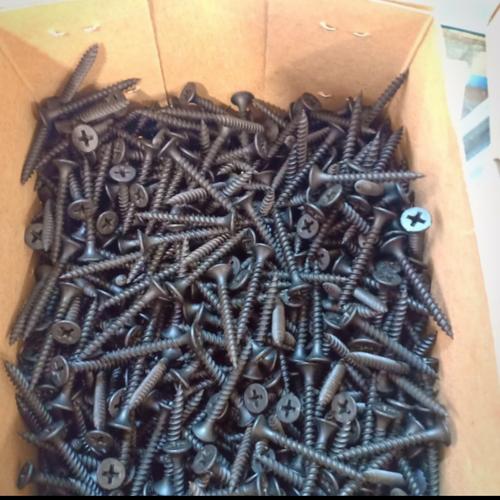 Jual Scrup gipsum/Scrup kayu/skrup hitam tajam 2.5 cm per Box 1000pcs ...