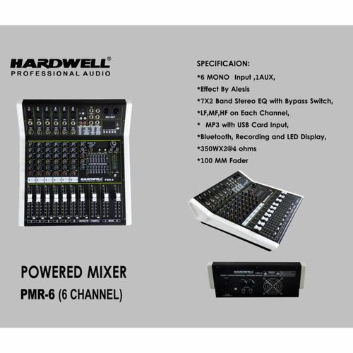 Jual power mixer hardwell PMR6.6ch. lengkap effect.original - Jakarta ...