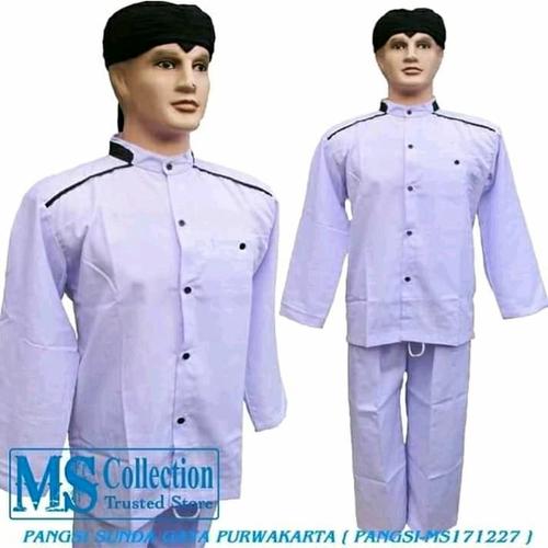 Jual baju pangsi Sunda gaya purwakarta - Putih, XXL - Kab. Bogor ...