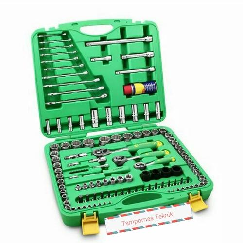Jual Tool Set Tekiro 120 pcs Kunci Sok Set Tekiro Ring Pas Set - Kab ...