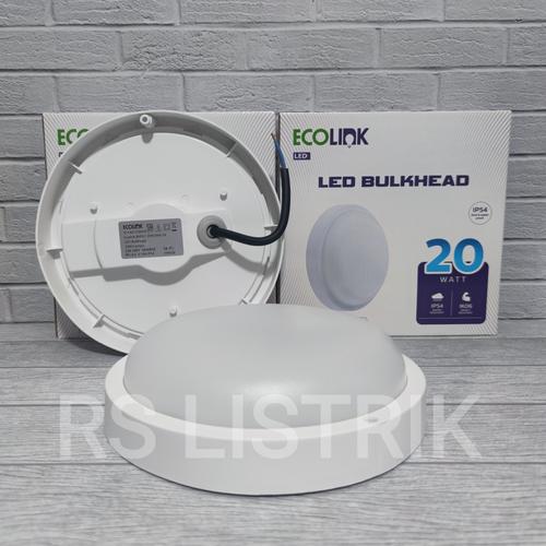Jual Lampu LED BulkHead / Ceiling Lamp 20W / 20 watt IP54 Ecolink BH007 ...