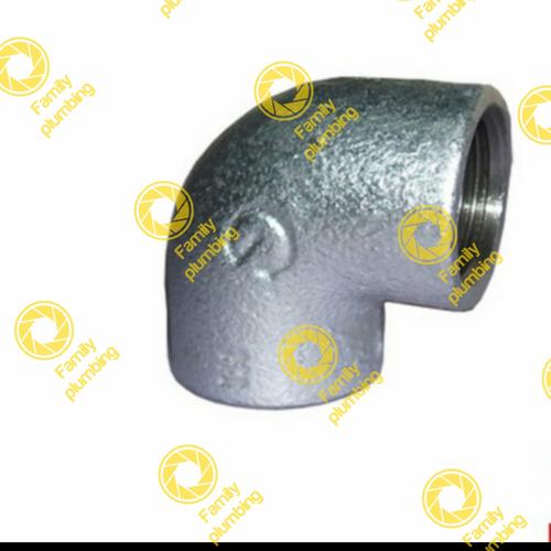 Jual KENI ELBOW L BESI DRAT BS BLACKSTEEL GLV GALVANIZED TSP JZ G 1/2 ...