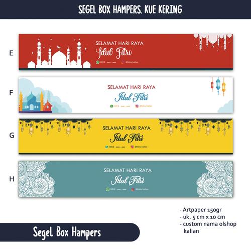 Jual Stiker Label Toples Kue Kering Hampers Lebaran / Label Parcel ...