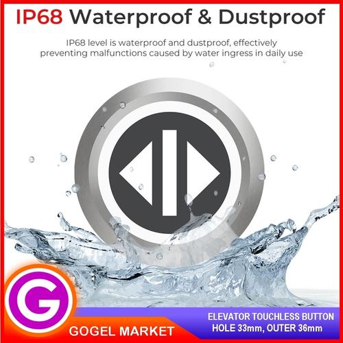 Jual Spare part lift/Elevator touchless button - Angka 2 - Kota ...