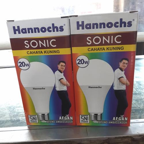 Jual LAMPU LED 20 WATT HANNOCHS CAHAYA KUNING E27 LAMPU BERGARANSI ...