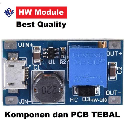 Jual MT3608 micro USB DC-DC 2A Boost Step Up Converter MT 3608 Module Modul - Kota Bekasi ...