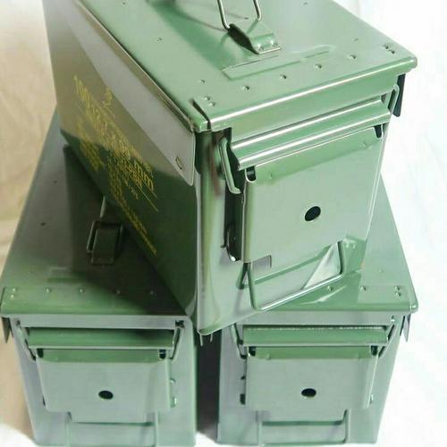 Jual Satuan Box tool army / Kotak peluru besi 30 x 15 x 19 cm - Kota ...