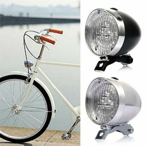 Jual LAMPU LED DEPAN SEPEDA MODEL JADUL VINTAGE ONTHEL - BLACK - Kota ...