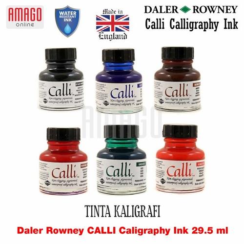 Jual Daler Rowney - CALLI - Calligraphy Ink 29.5ml - Pilih Warna ...