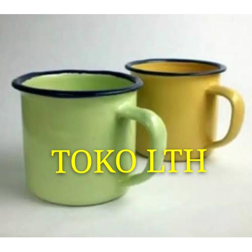 Jual CANGKIR JADUL/CANGKIR ENAMEL/CANGKIR KALENG - POLOS (PER 6 PCS ...