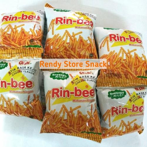 Jual rinbee oishi keju 14gr. isi 10bks/1 Renceng . Stik rasa Keju ...