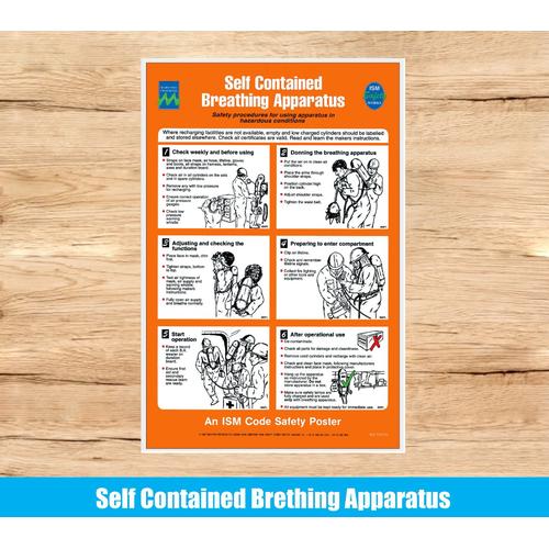 Jual Sticker Poster Imo Self Contained Breathing apparatus sign warning ...