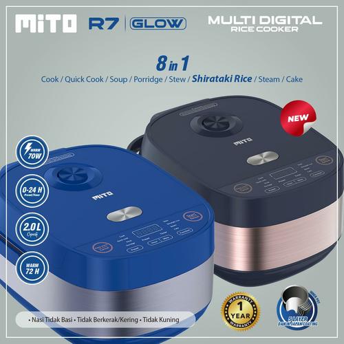 Jual MITO RICE COOKER R7 GLOW ORIGINAL GARANSI RESMI - GOLD - Jakarta ...