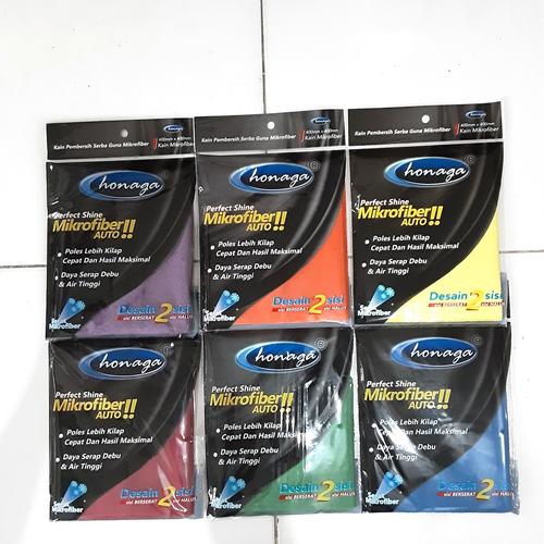 Jual Kain Lap Pembersih Mikrofiber Honaga Microfiber Auto 400mm x 400mm ...