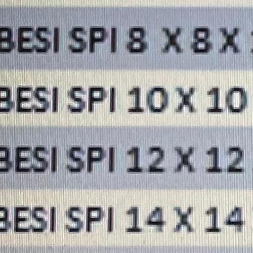 Jual Besi spie panjang 300mm | Spi Square Edge - Kota Surabaya ...