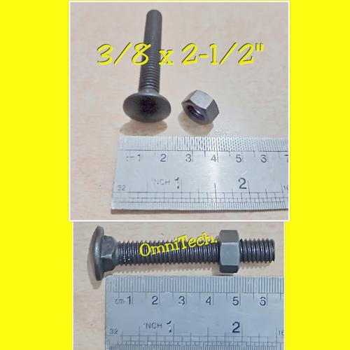 Jual Baut CB Baut Payung Baut Bemper 3/8x2-1/2 Inch Inci + Mur - Kab ...