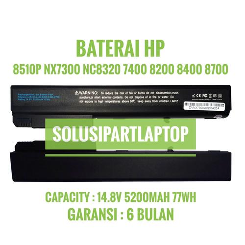 Jual BATERAI HP COMPAQ 8510P 8700 NW8200 NW8240 NW8440 NW9440 NX7000 ...