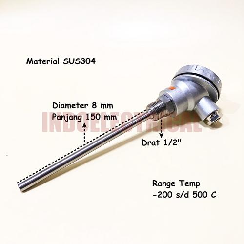 Jual RTD PT100 RANGE TEMP -200 s/d 500 C - Kab. Sidoarjo ...