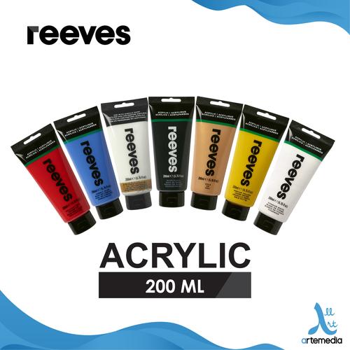 Jual Cat Akrilik Reeves 200ml Acrylic Color Paint - TITANIUM WHITE - Kota Bandung - Artemedia ...
