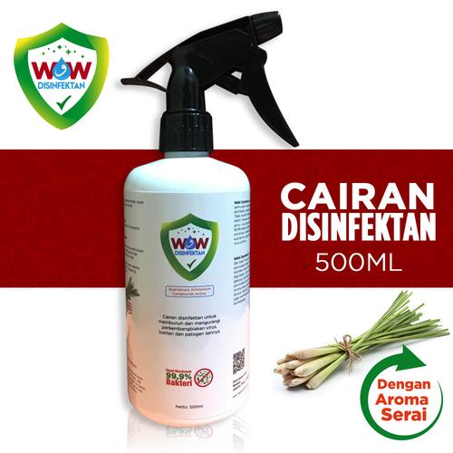 Jual Disinfectant Spray Antiseptik Cairan WAW Disinfektan 500ml Aroma ...